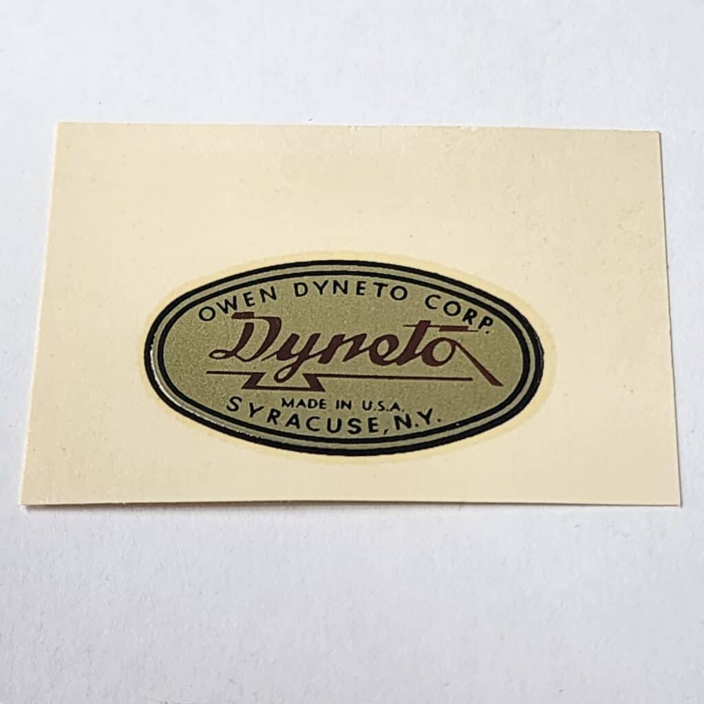 Owen Dyneto Water Mount Decal - Straight Eight